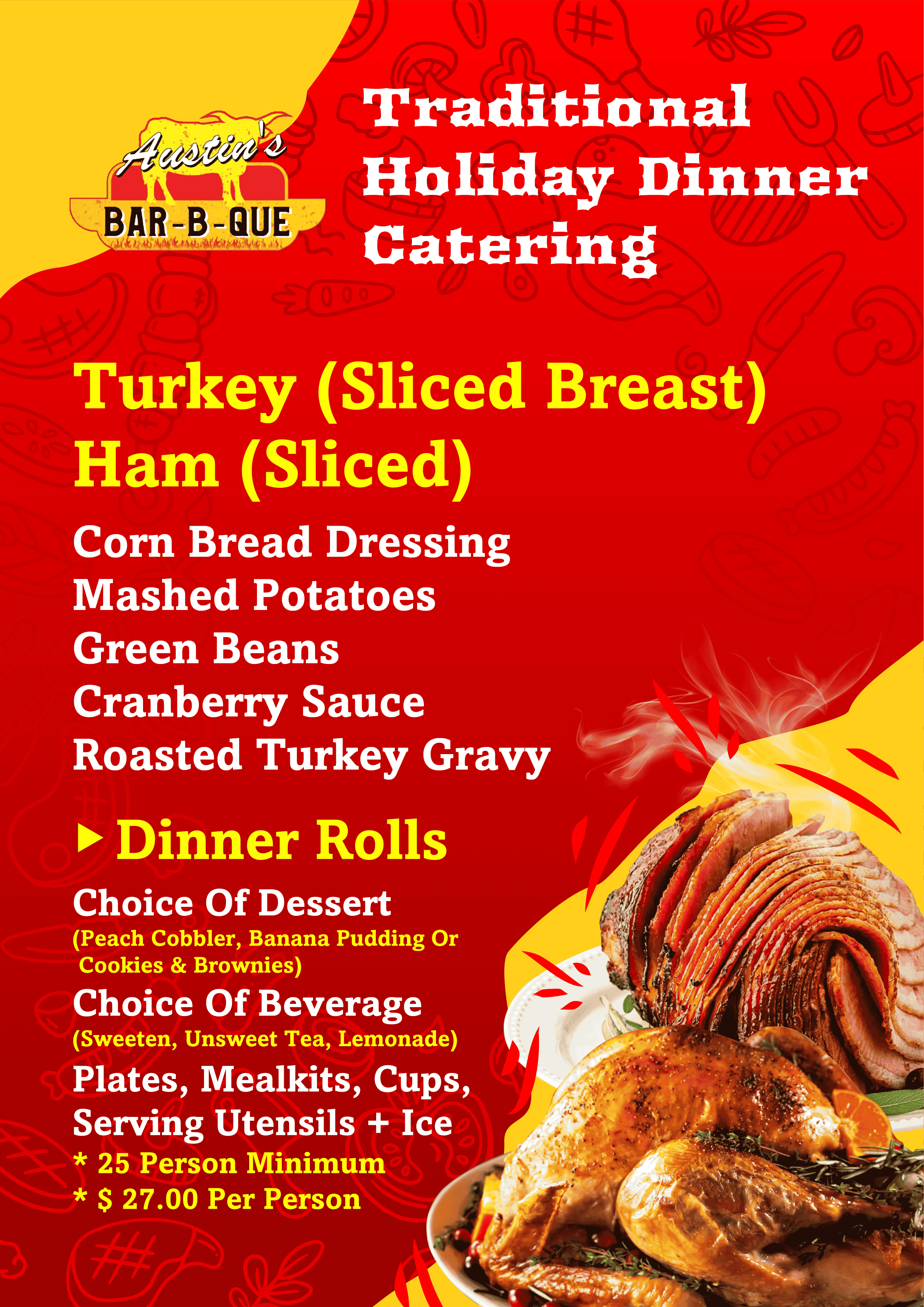 Austin's Bar-B-Que Texas BBQ | Catering